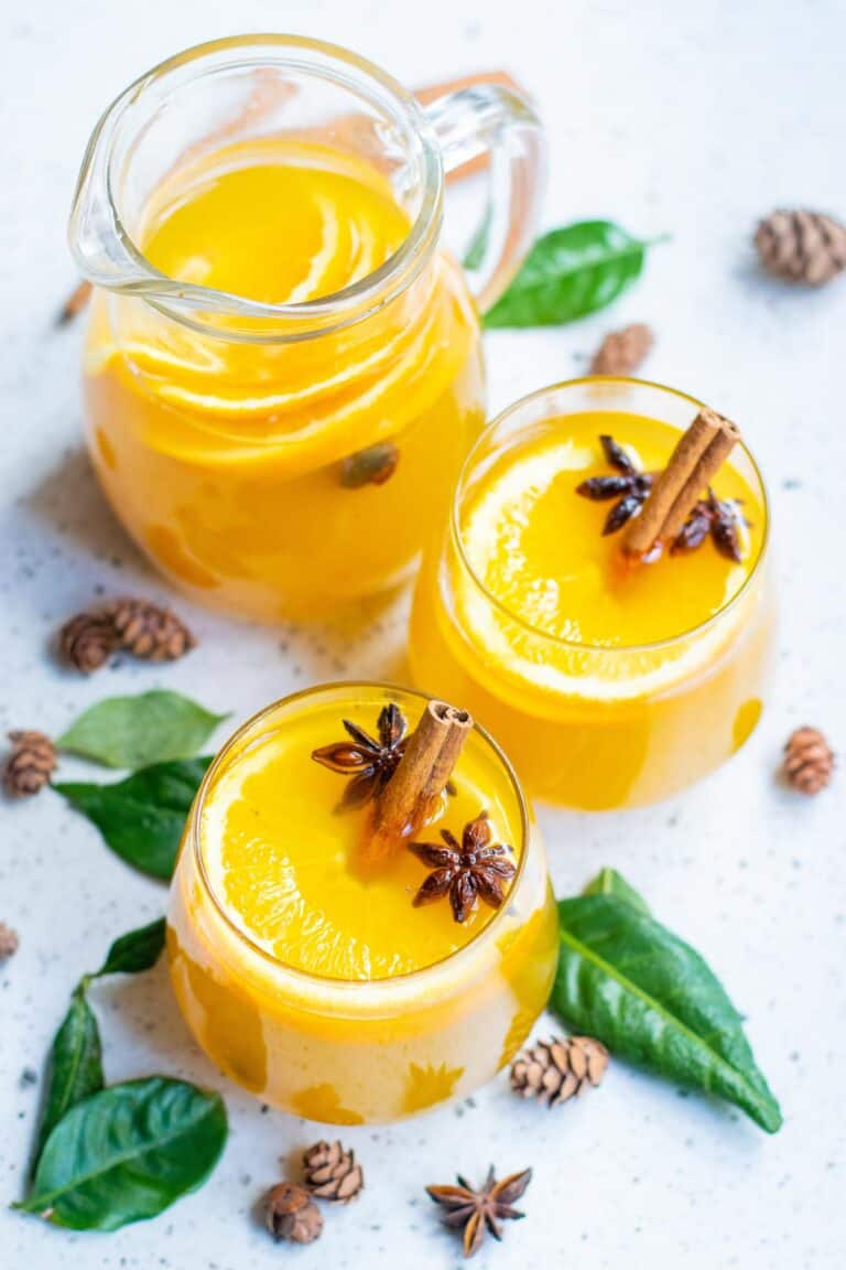 Warm Christmas Punch with Rum • Pancake Recipes
