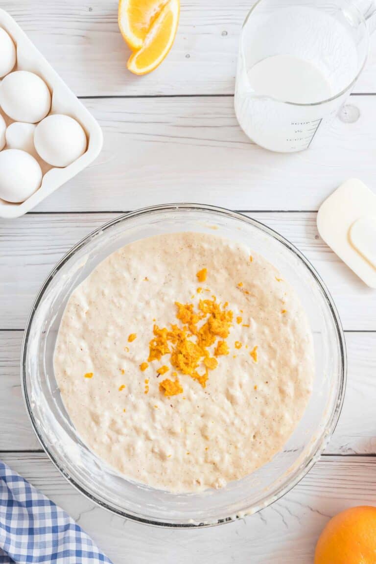 Orange Buttermilk Pancakes with Orange Maple Syrup • Pancake Recipes