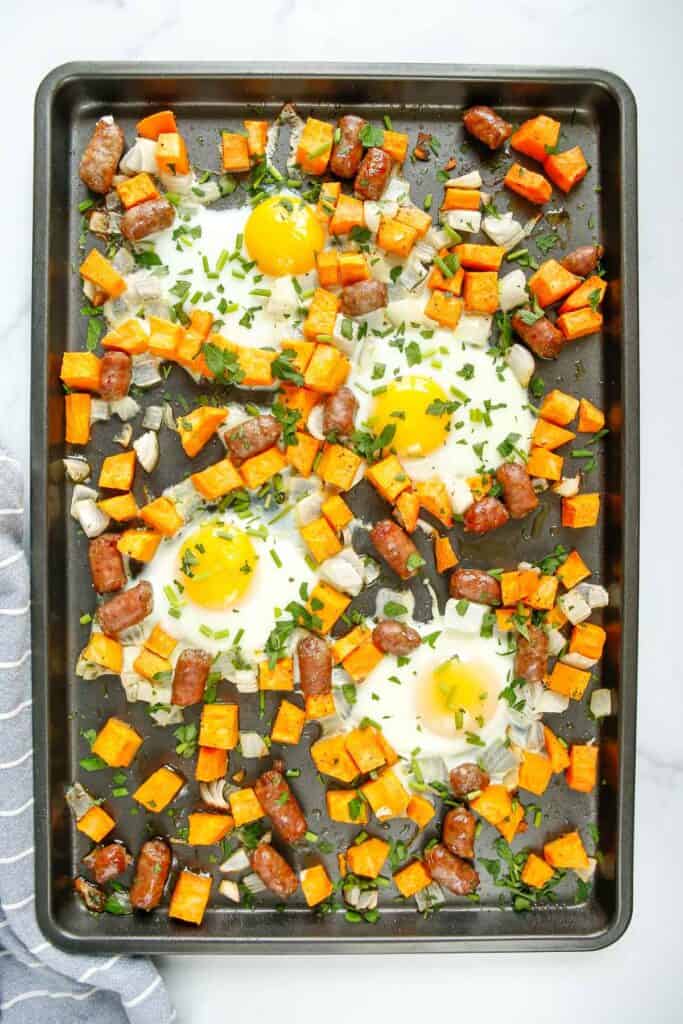Sheet Pan Breakfast Hash (one pan!) • Pancake Recipes