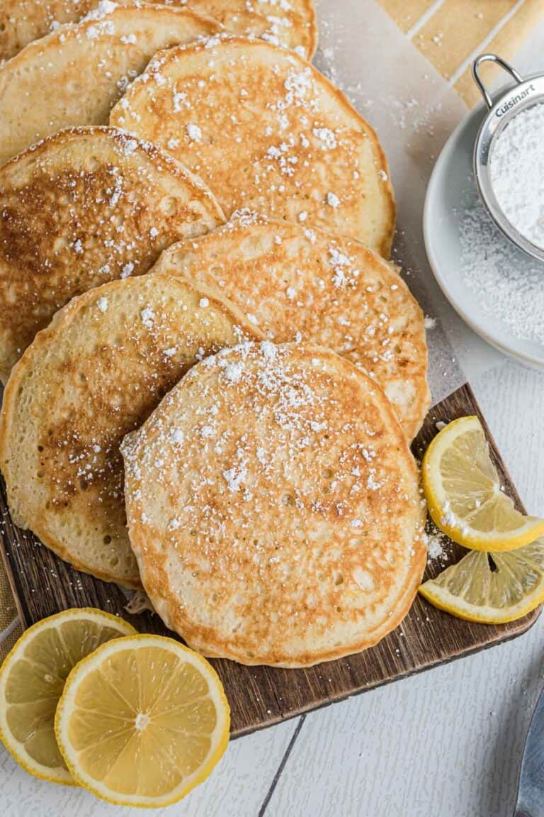 Lemon Pancakes - simple perfection! • Pancake Recipes