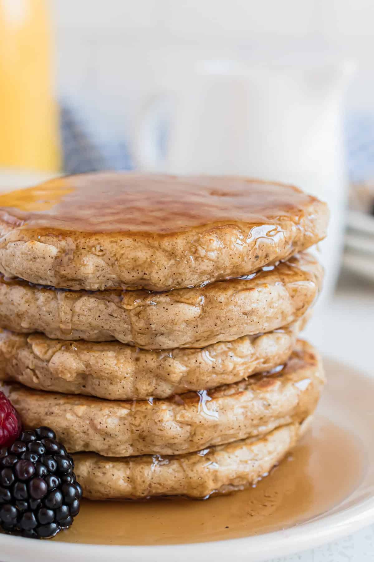 Oatmeal Pancakes Thick Fluffy Pancake Recipes