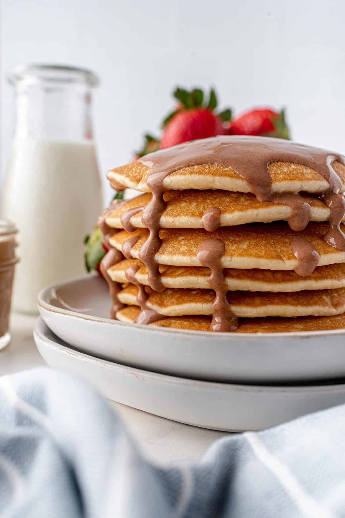 Chocolate Cream Cheese Glaze • Pancake Recipes