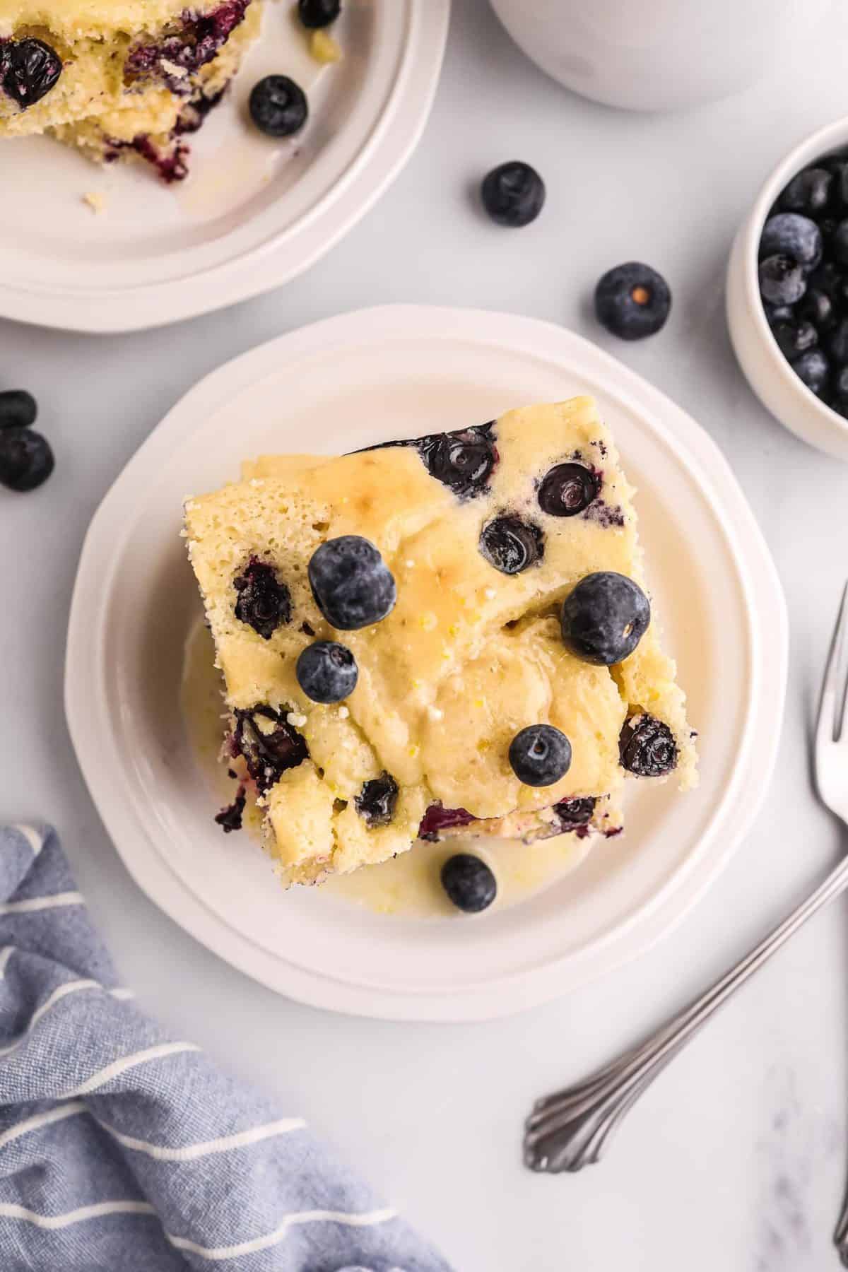 Sheet Pan Blueberry Lemon Pancakes • Pancake Recipes