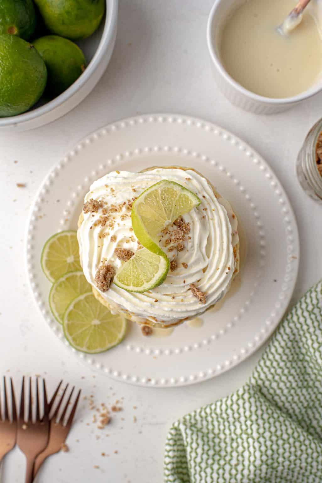 Key Lime Pie Pancakes • Pancake Recipes