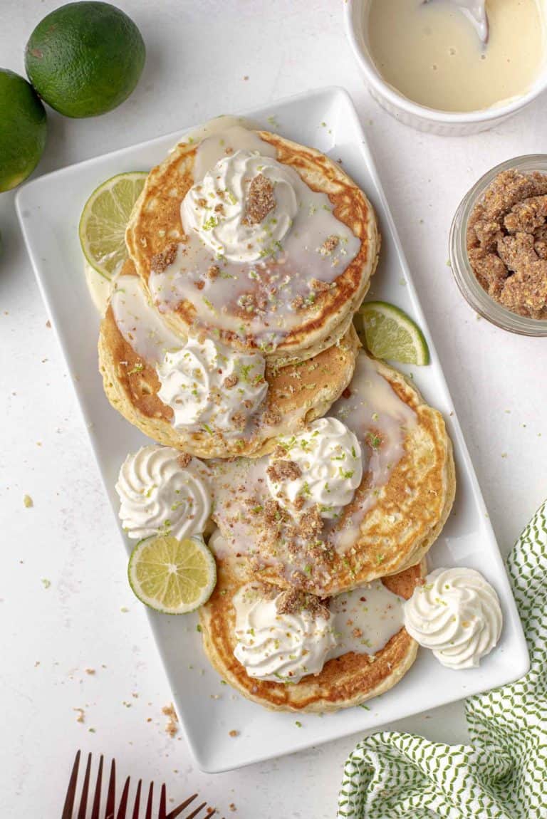 Key Lime Pie Pancakes • Pancake Recipes