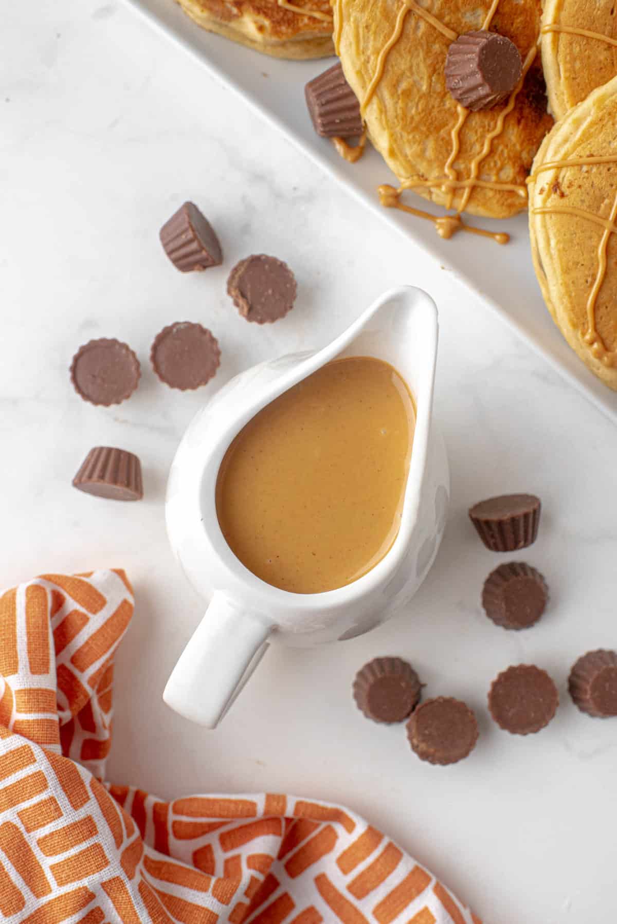 Reese's Peanut Butter Cup Pancakes • Pancake Recipes