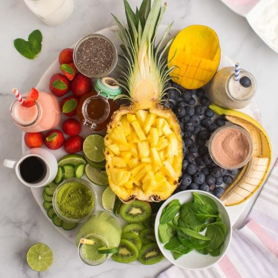 DIY Smoothie Bar (with recipes!) • Pancake Recipes