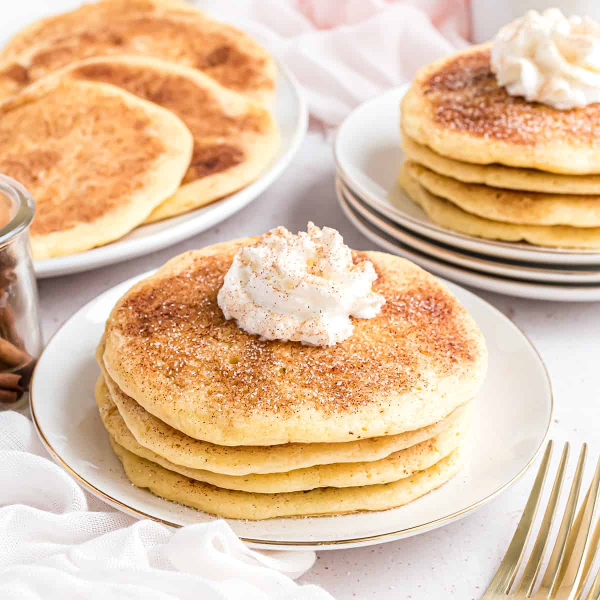 Pistachio Pancakes (with pudding mix!) • Pancake Recipes