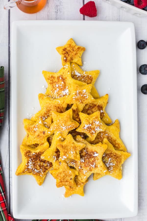 French Toast Christmas Tree • Pancake Recipes