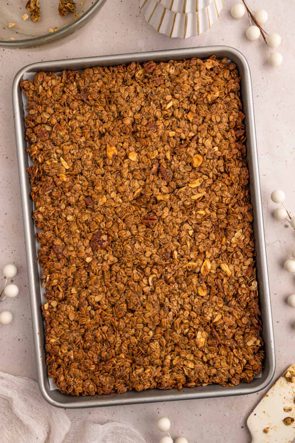 Gingerbread Granola • Pancake Recipes