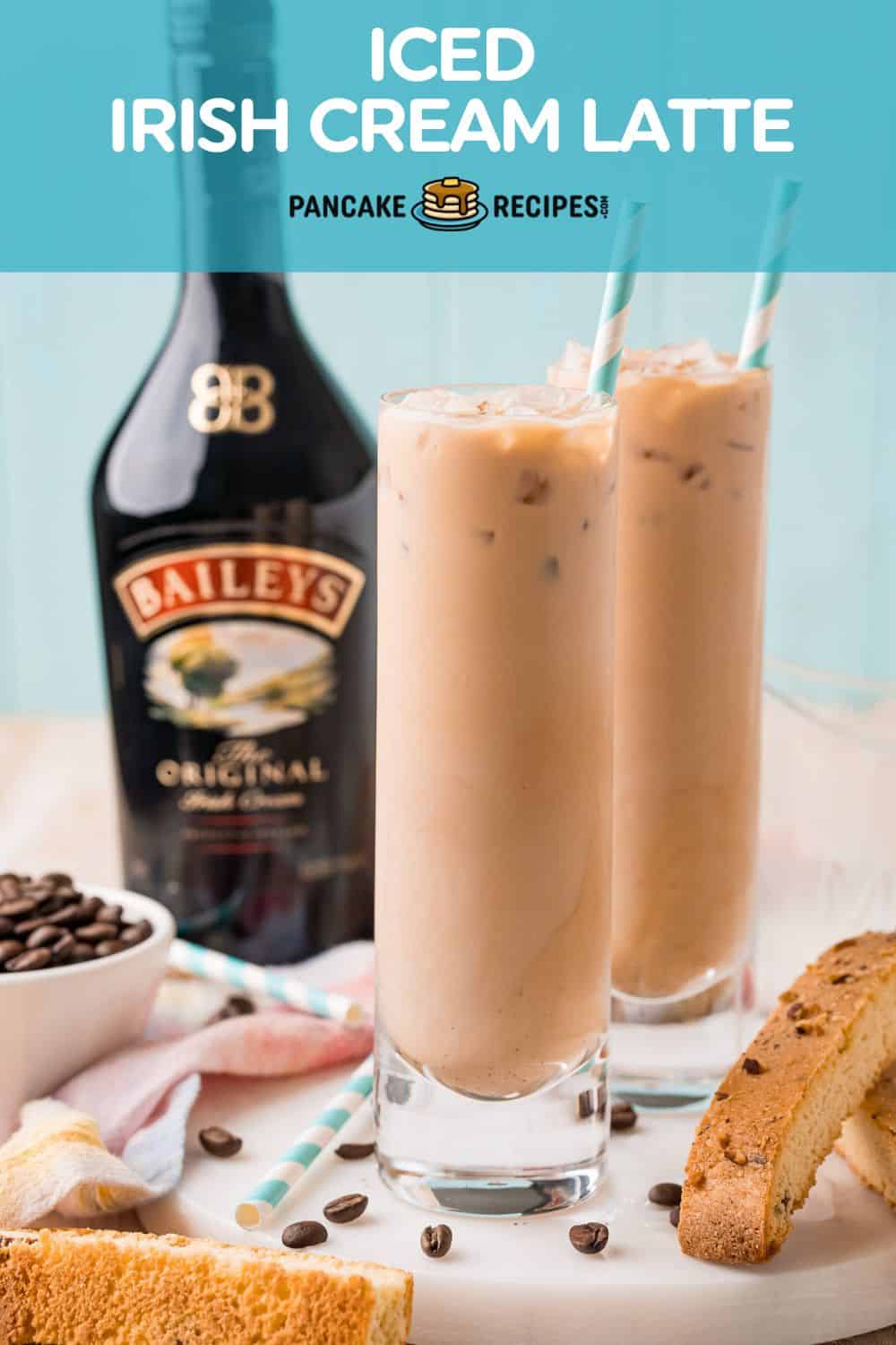 Iced Irish Cream Latte • Pancake Recipes